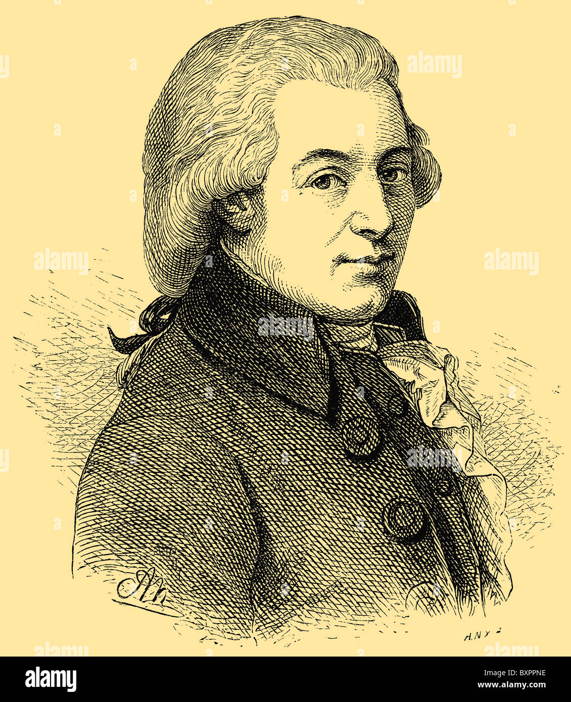 Wolfgang Amadeus Mozart (1756 – 1791), Austrian composer Stock Photo - Alamy