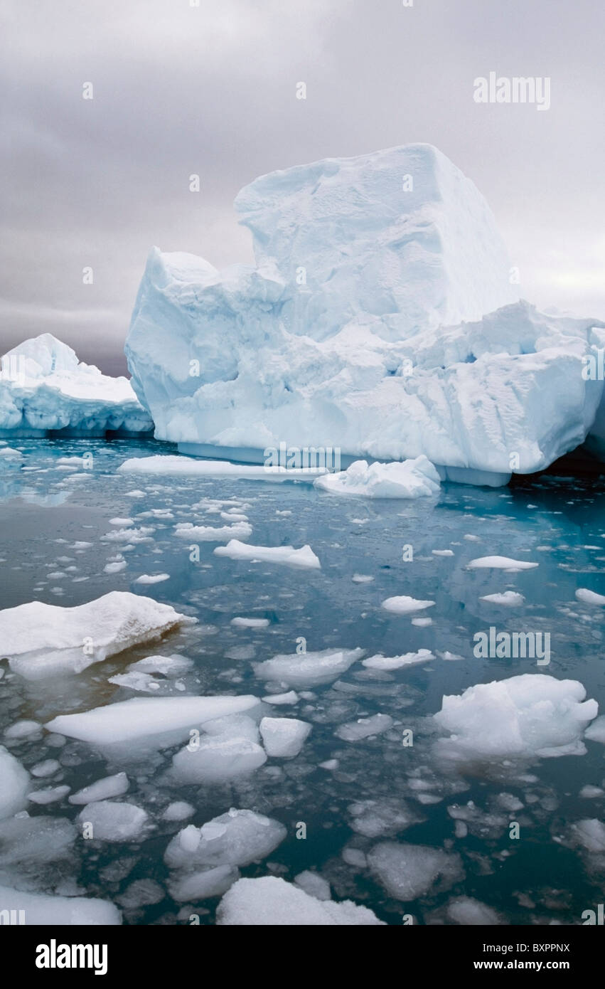 Iceberg Floating In The Ocean Stock Photo - Alamy