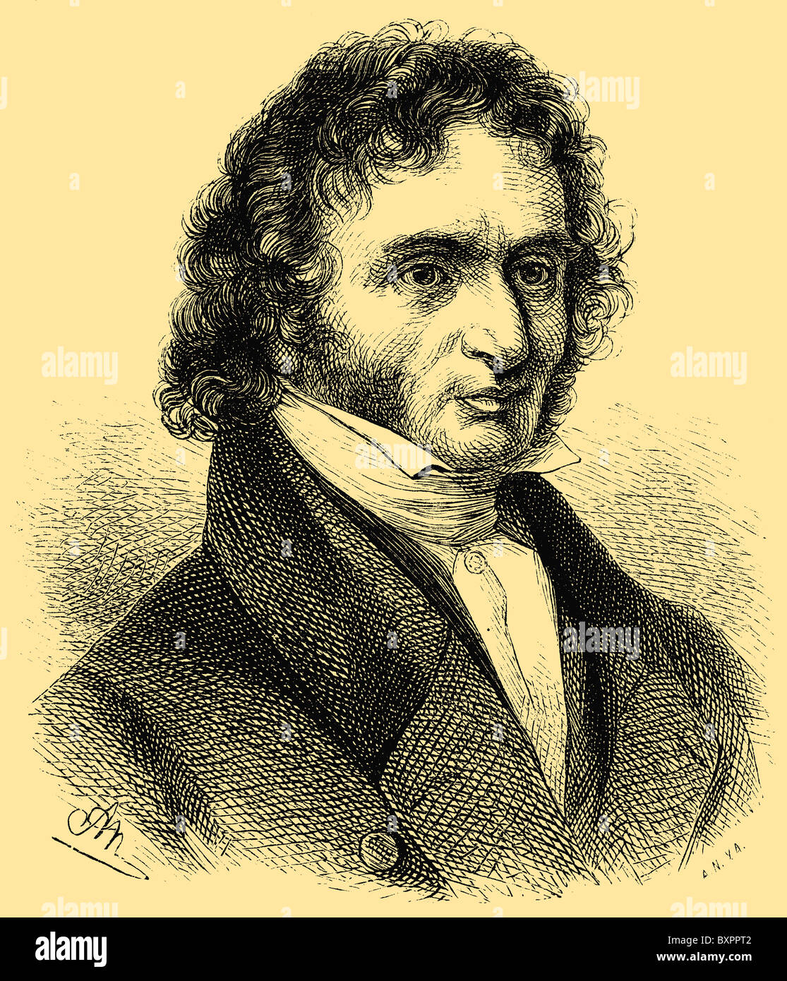 Niccolo paganini portrait hi-res stock photography and images - Alamy