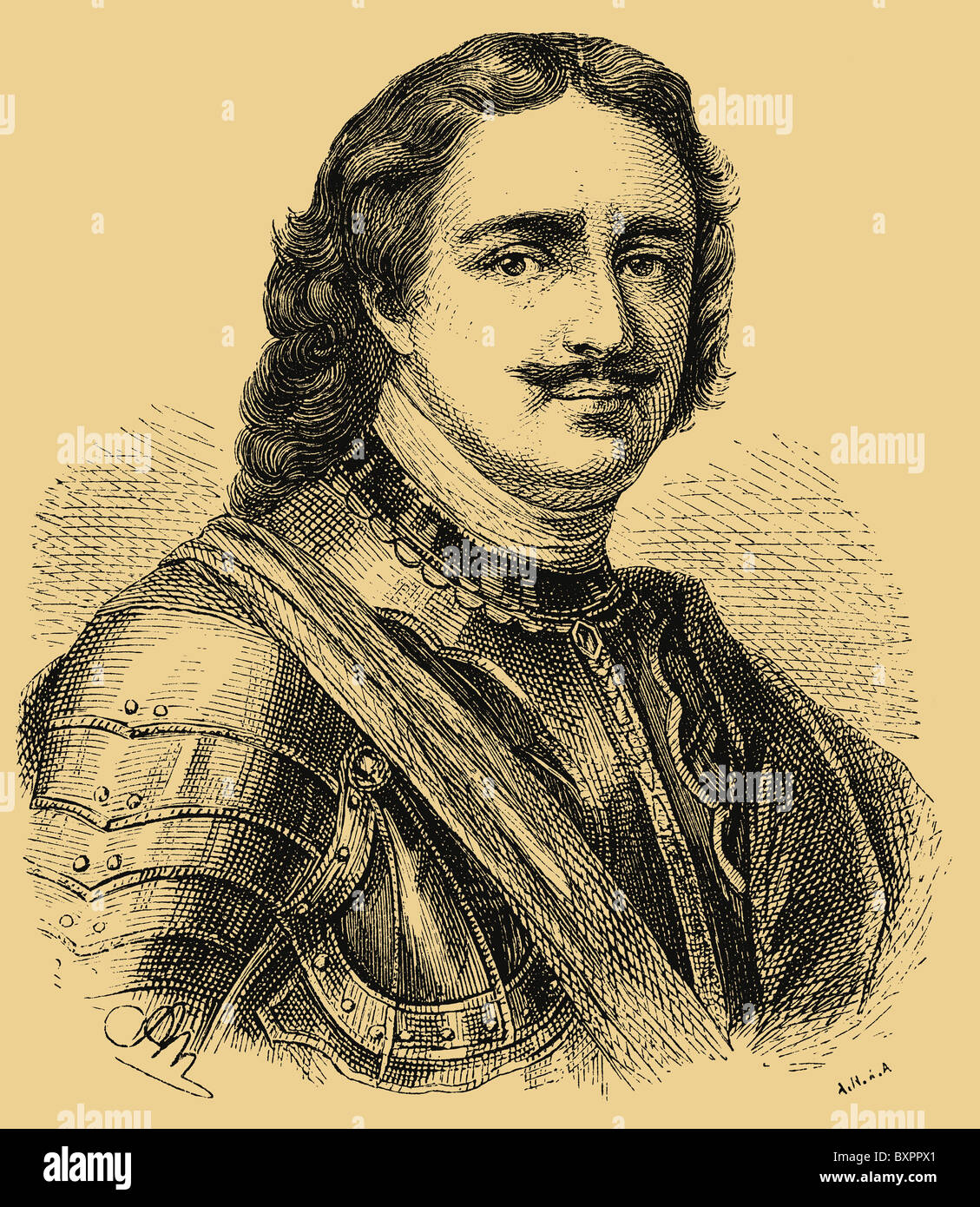 Peter I the Great (1672 – 1725), tsar of Russia and later the Russian ...