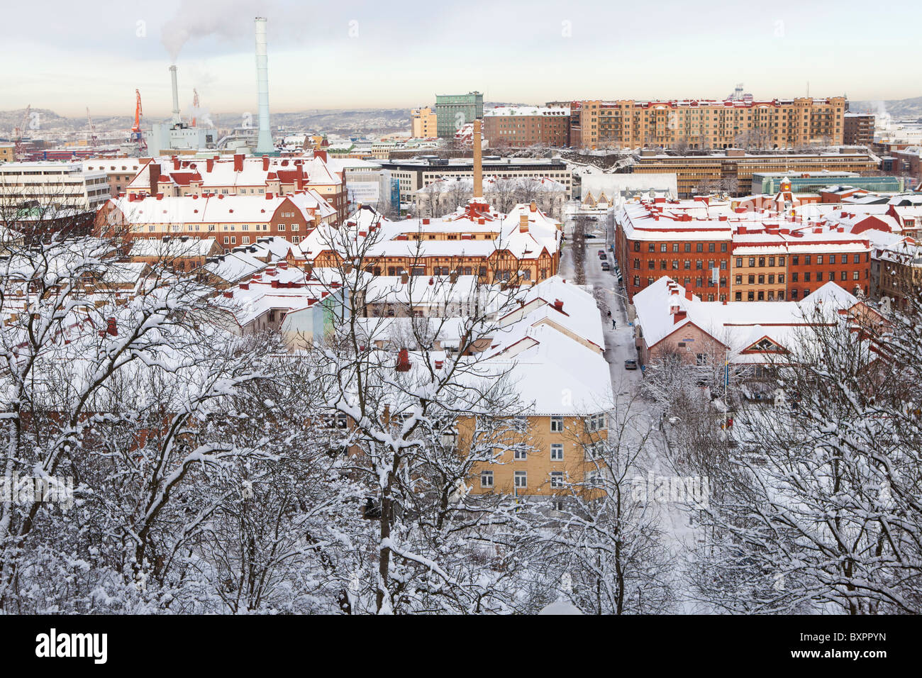 Winter in Gothenburg, Sweden Stock Photo - Alamy