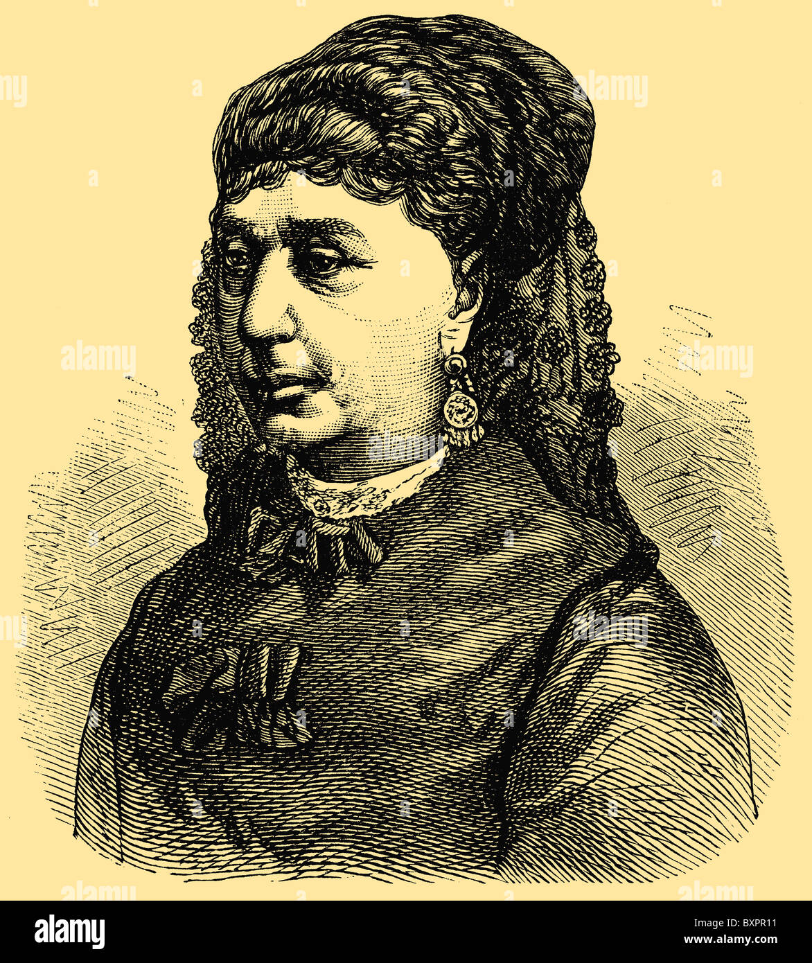 Portrait of george sand 1804 1876 hi-res stock photography and images ...