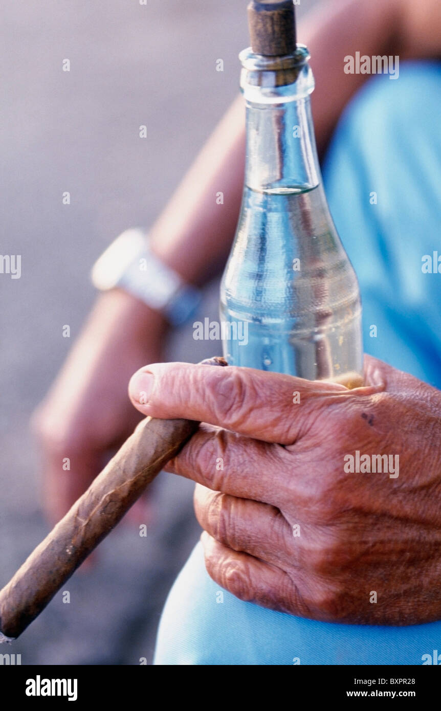 Caribbean rum bottle hi-res stock photography and images - Alamy