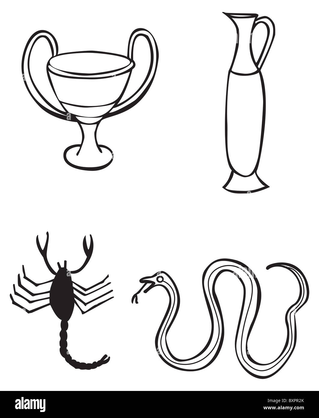 Scorpion and snake hi-res stock photography and images - Alamy