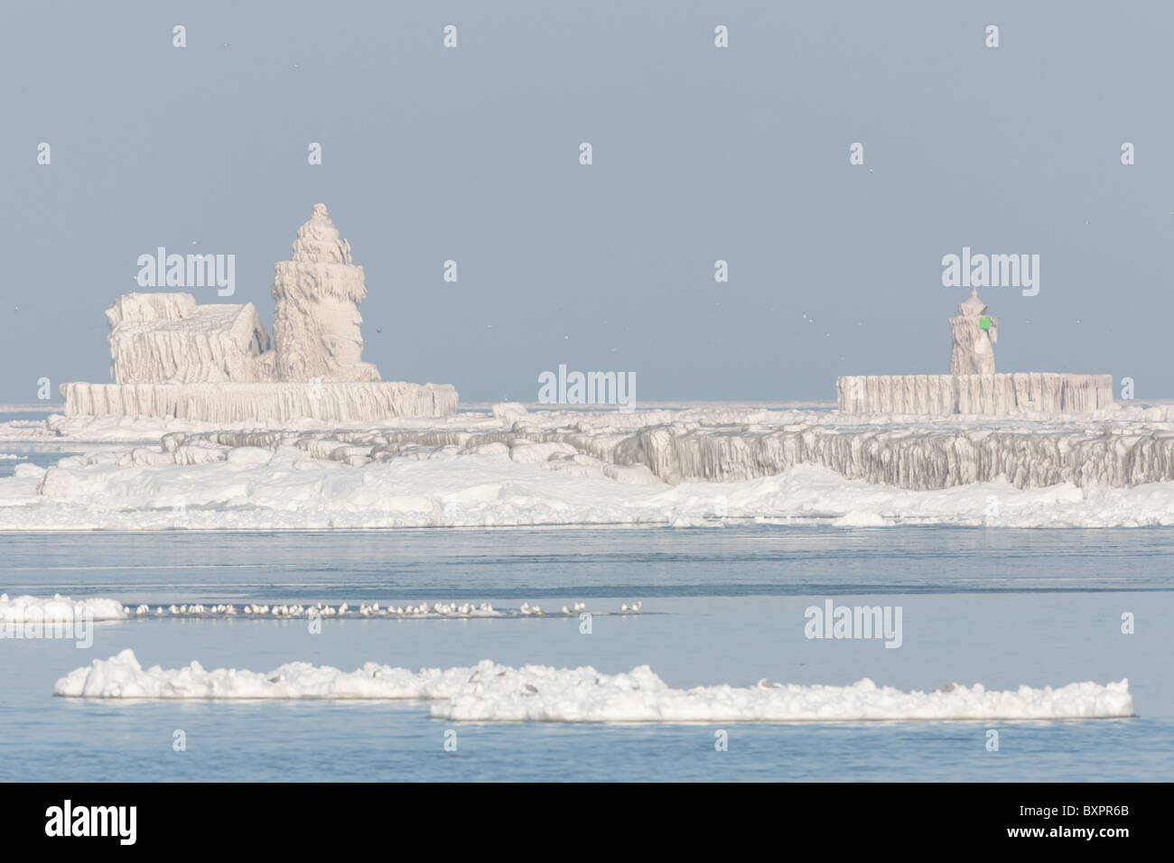 Cleveland harbour west pierhead hi-res stock photography and images - Alamy