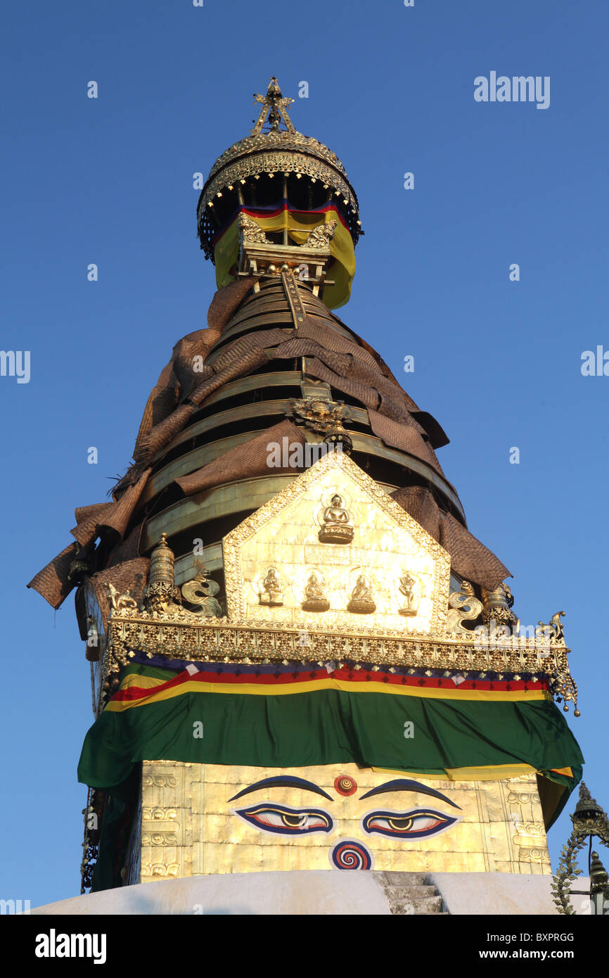 at Swayambhunath Temple (Monkey Temple), UNESCO World Heritage Site ...