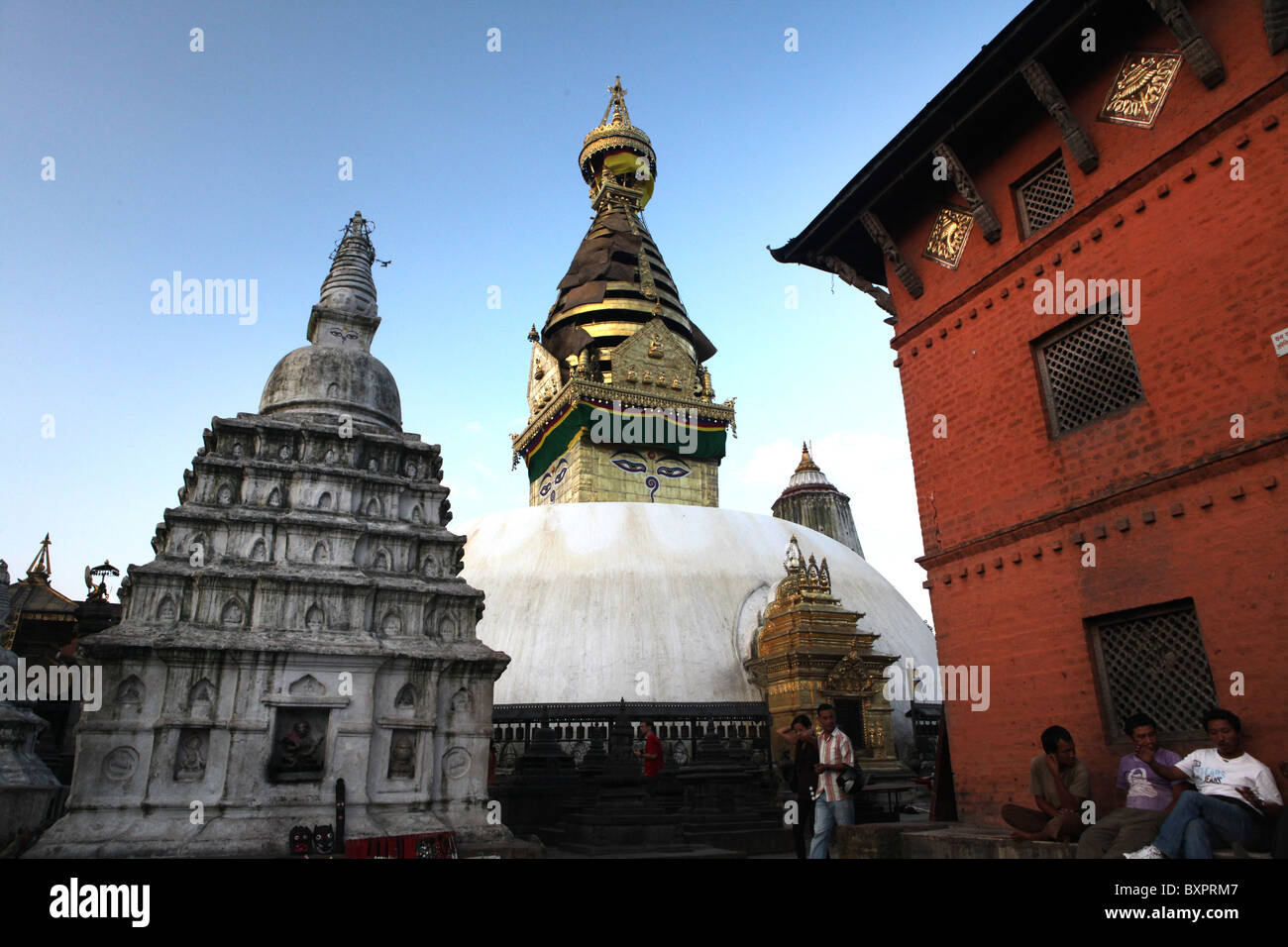 at Swayambhunath Temple (Monkey Temple), UNESCO World Heritage Site ...