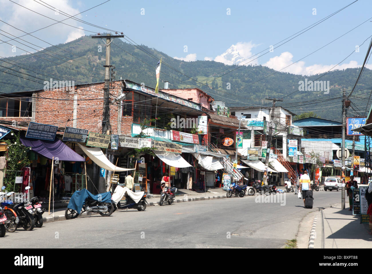 Nepal main street hi-res stock photography and images - Alamy