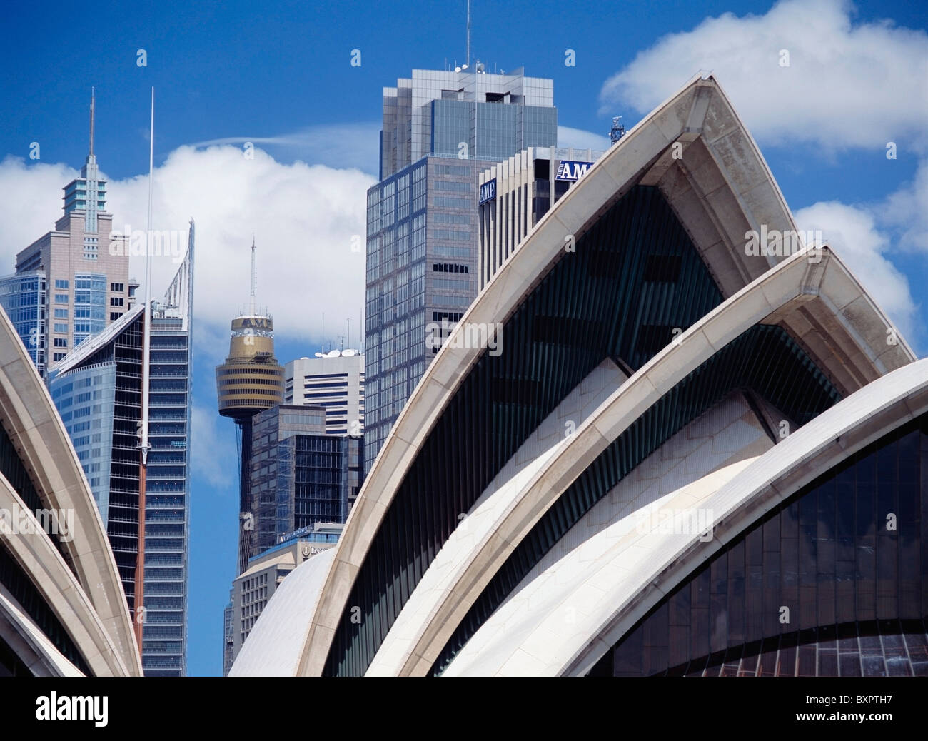 Detail Of The Roof Of The Sydney Opera House And Other Buildings ...