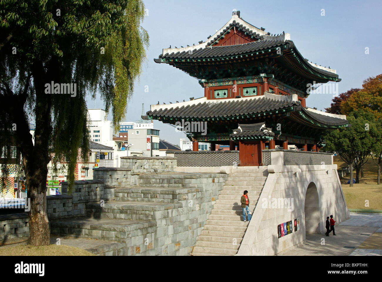 Jinju Fortress east gate, Jinju, South Korea Stock Photo - Alamy