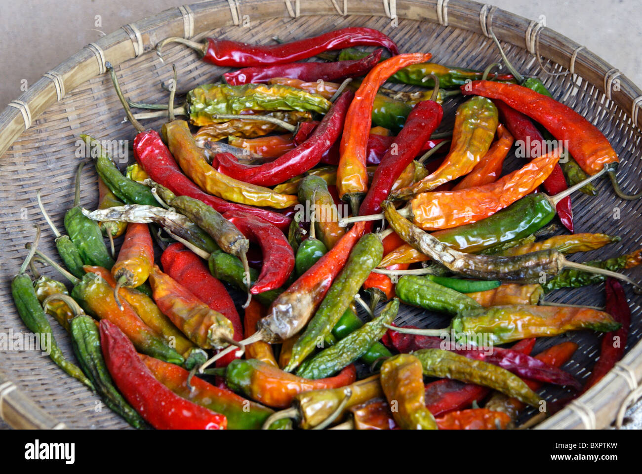 Korean traditional basket hi-res stock photography and images - Alamy