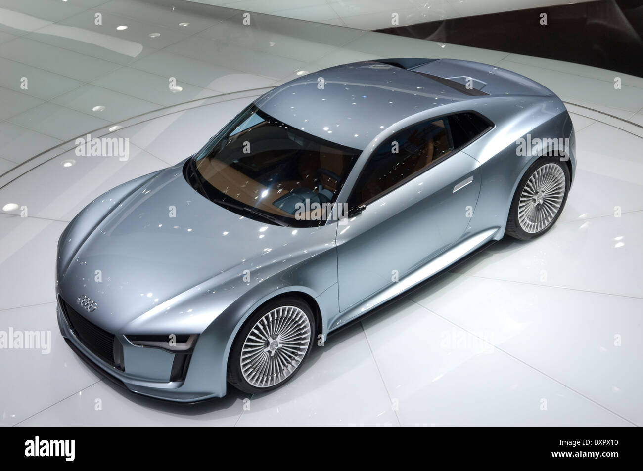 Audi e-tron electric concept car at the 2010 North American ...