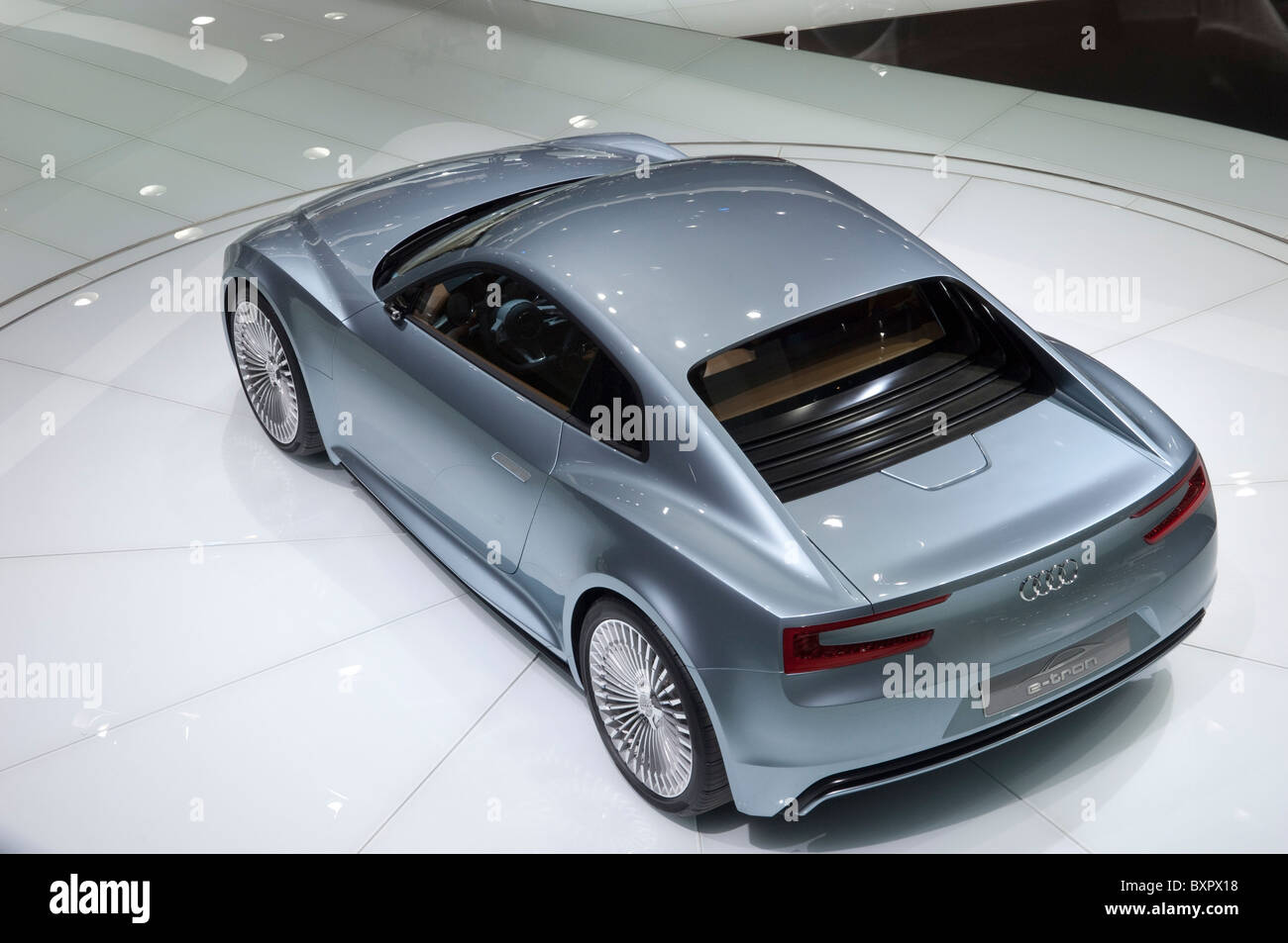 Audi e-tron electric concept car at the 2010 North American ...