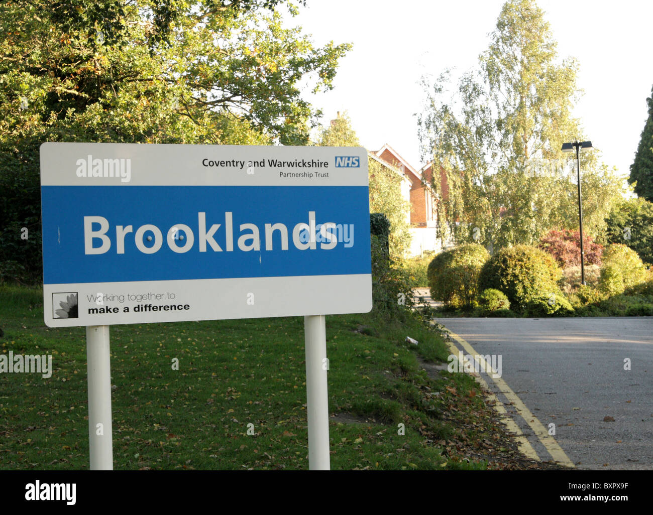 Brooklands hospital entrance at Moorend Ave. UK 2010 Stock Photo - Alamy