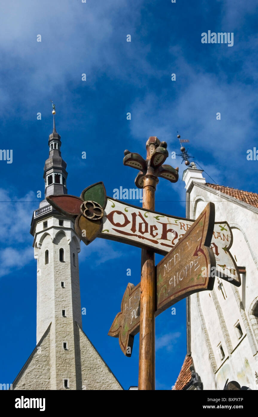 Signs in tallinn hi-res stock photography and images - Alamy