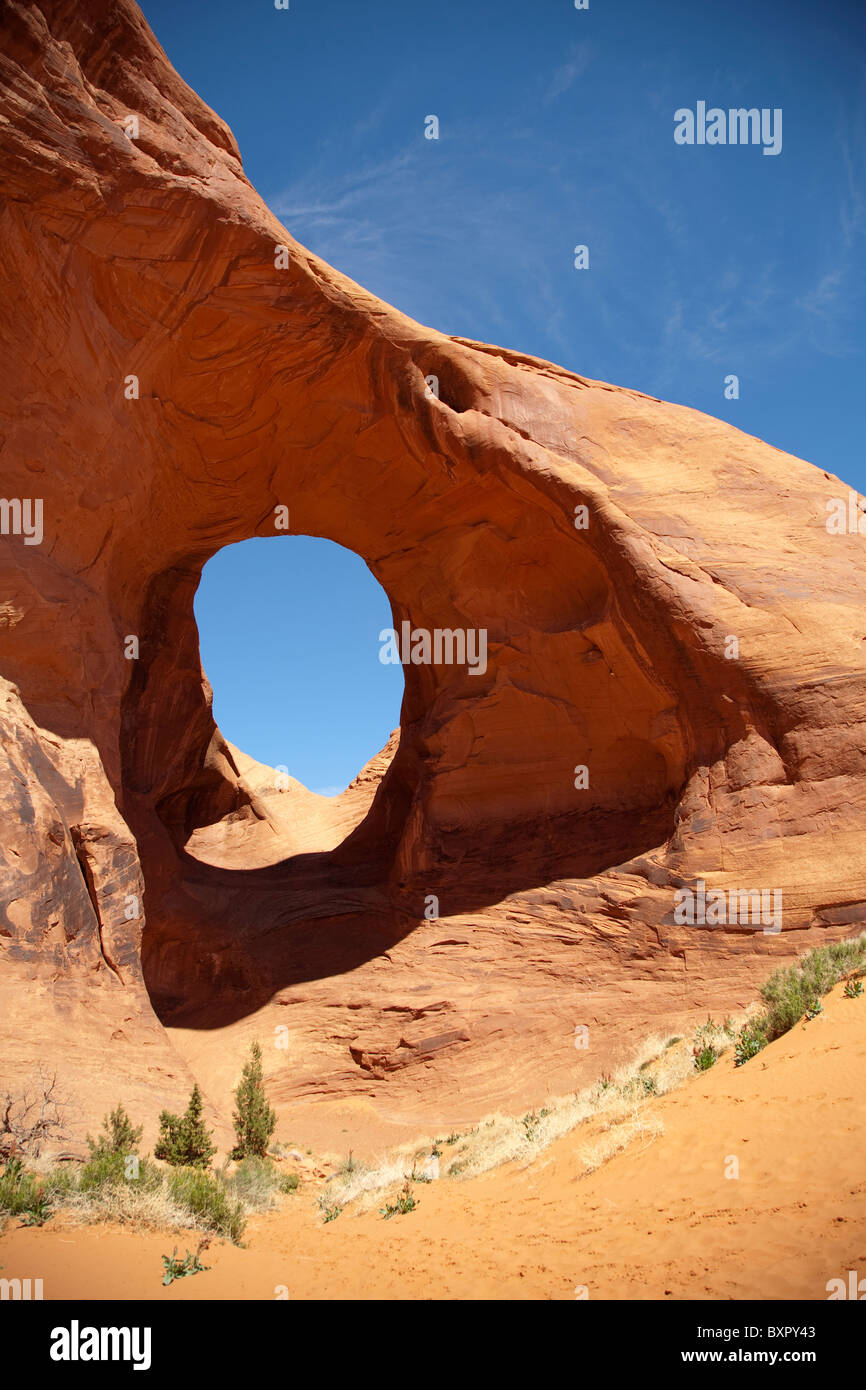 Ear of the Wind arch rock formation in Monument Valley Navajo Tribal ...