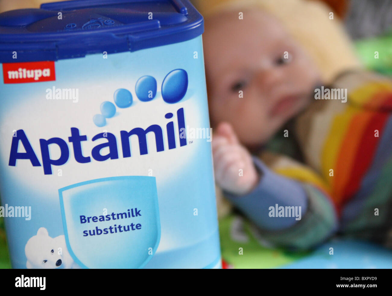 Aptamil formula milk UK 2010 Stock Photo - Alamy