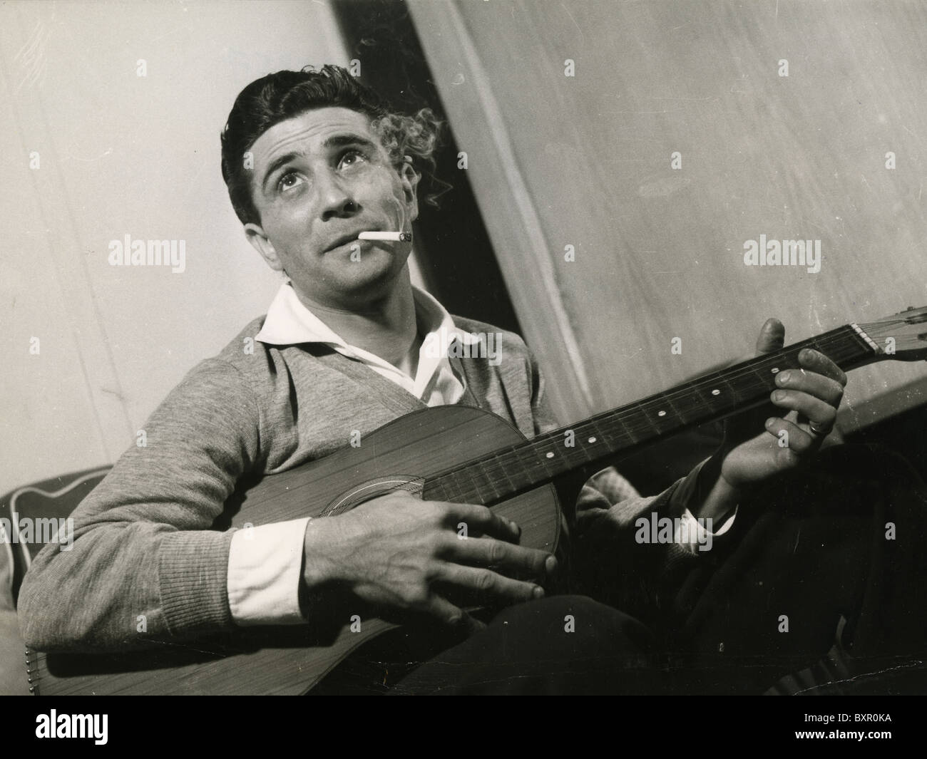 GILBERT BECAUD (1927-2001) French singer Stock Photo - Alamy