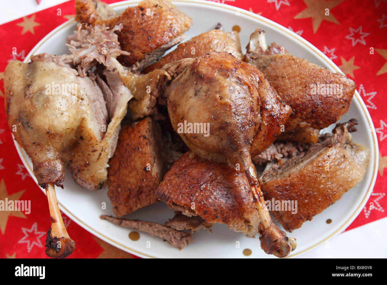 roast goose at Christmas in Germany Stock Photo - Alamy