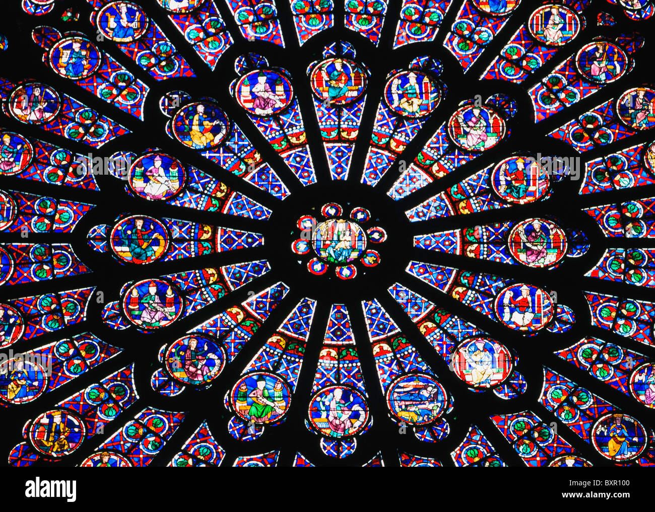 Cathedral window pattern hi-res stock photography and images - Alamy