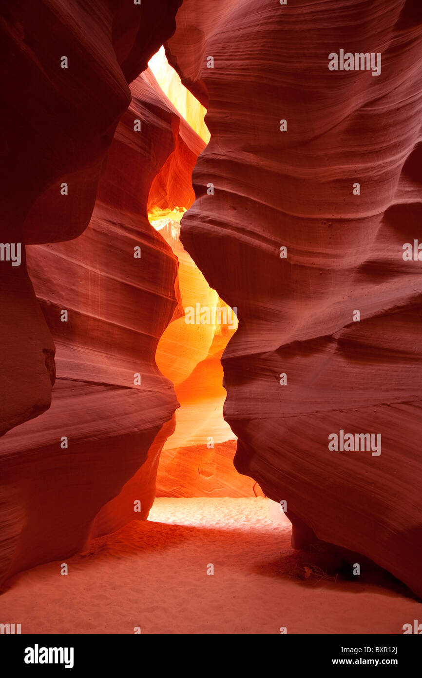 Upper Antelope Canyon slot canyon near Page Arizona Stock Photo - Alamy