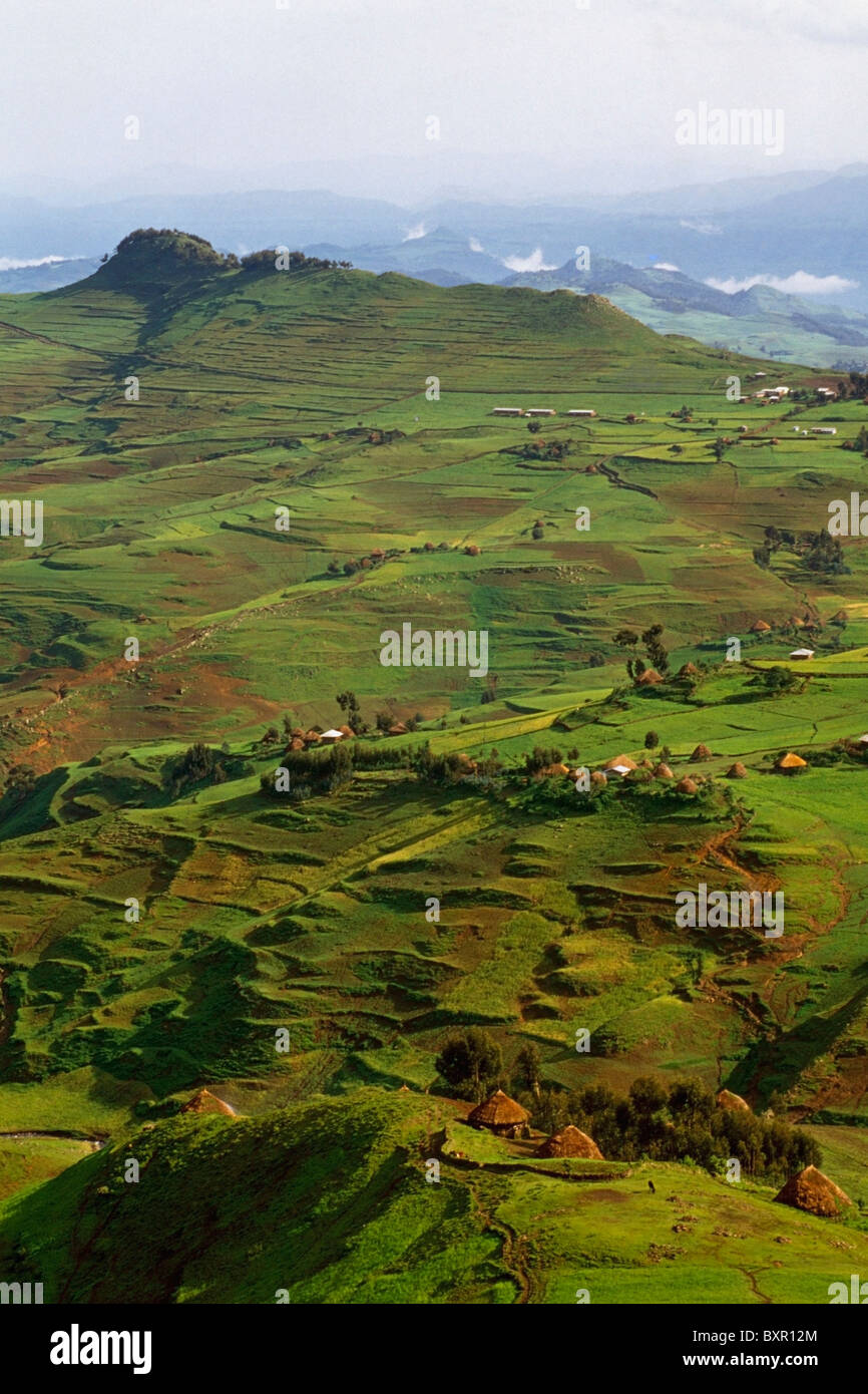 Aerial View Of Green Landscape Stock Photo - Alamy