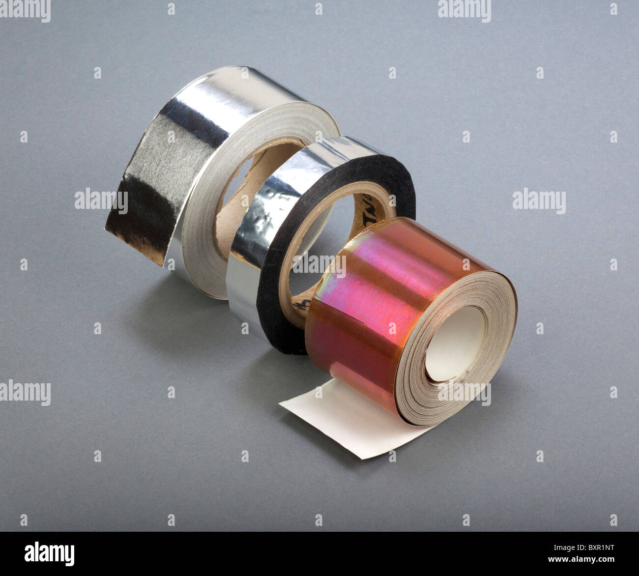rolls of electrical shielding foils Stock Photo - Alamy