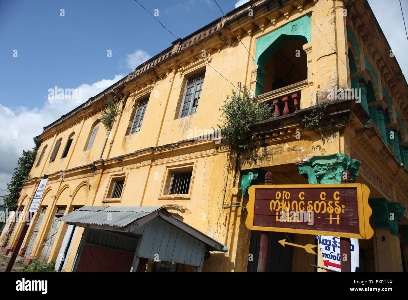 An colonial building from the British era in Pyin U Lwin or Pyin Oo ...