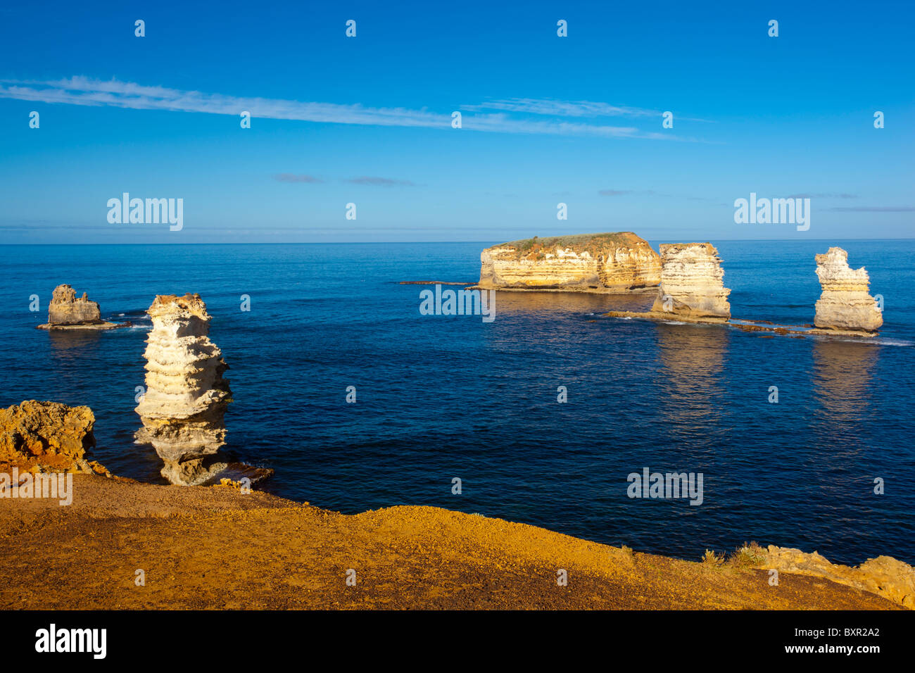 Bay of Islands, Great Ocean Road, Peterborough, Victoria Stock Photo ...