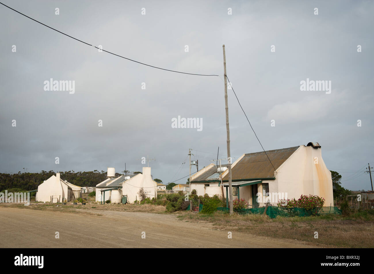 Farm Workers Cottages in Evening Light between Arniston and Struis Bay ...