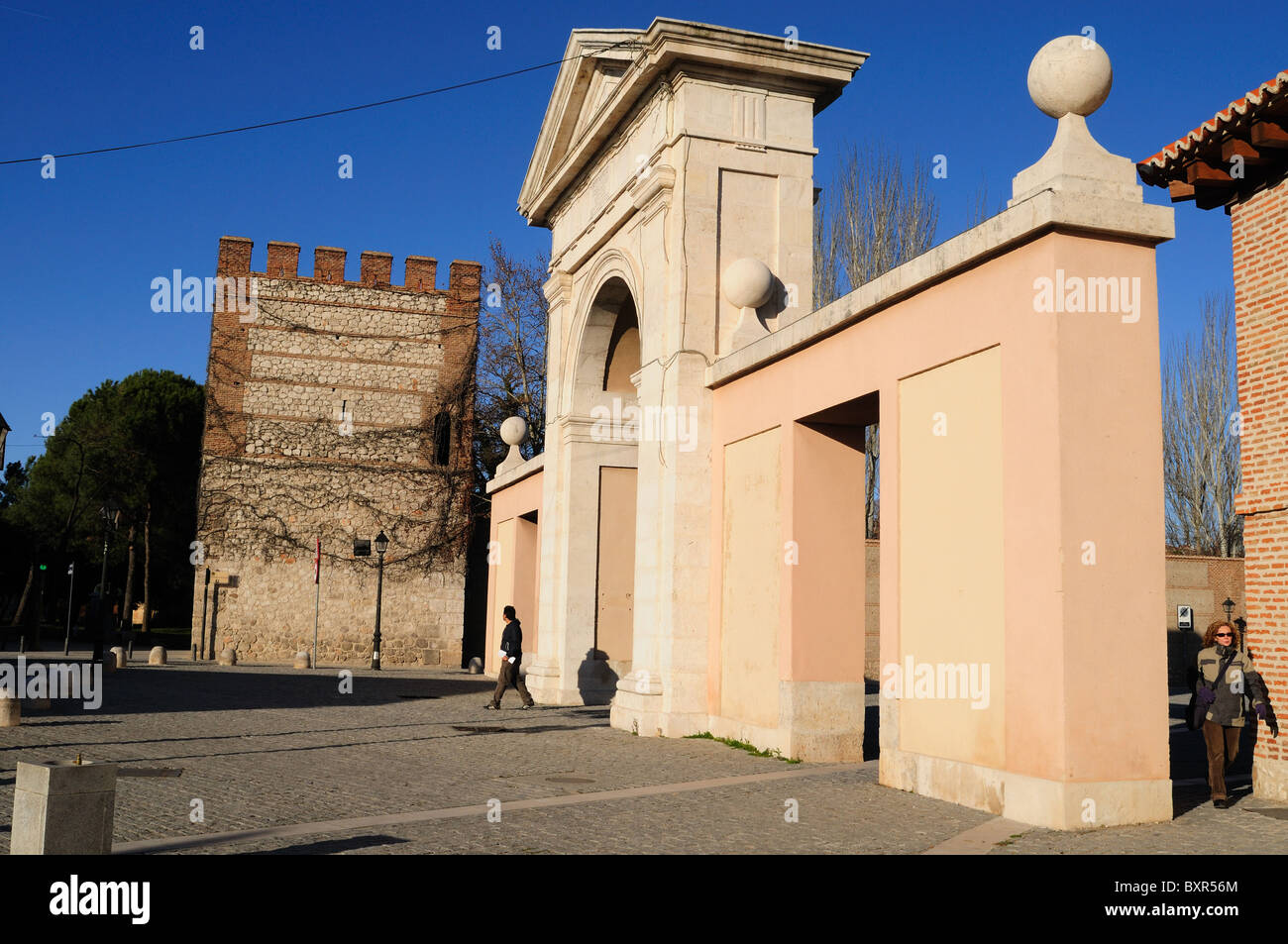 " Gate of Madrid " ALCALA DE HENARES Madrid SPAIN Stock Photo - Alamy