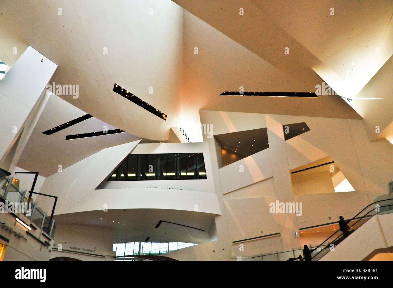 Interior of Crystals Retail and Entertainment, City Center, Las Vegas ...