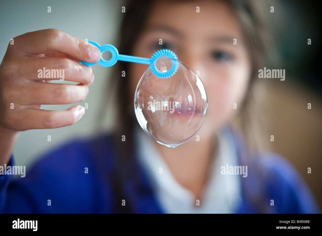 Hand and bubbles hi-res stock photography and images - Alamy