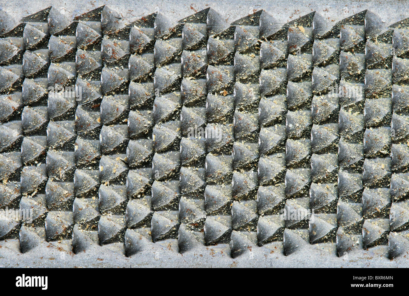 macro of a rough metal rasp for background texture Stock Photo - Alamy