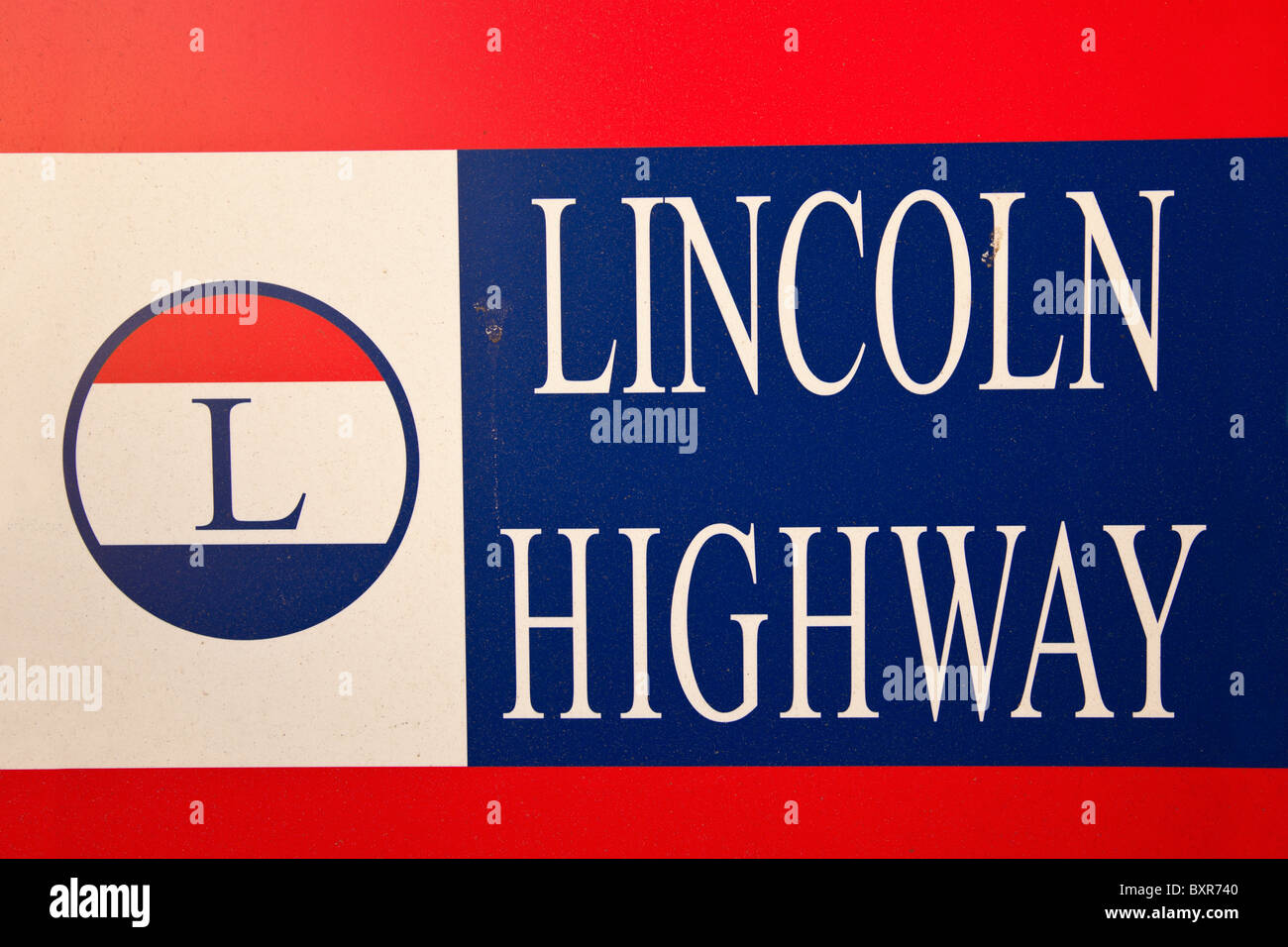 Lincoln historic highway hi-res stock photography and images - Alamy