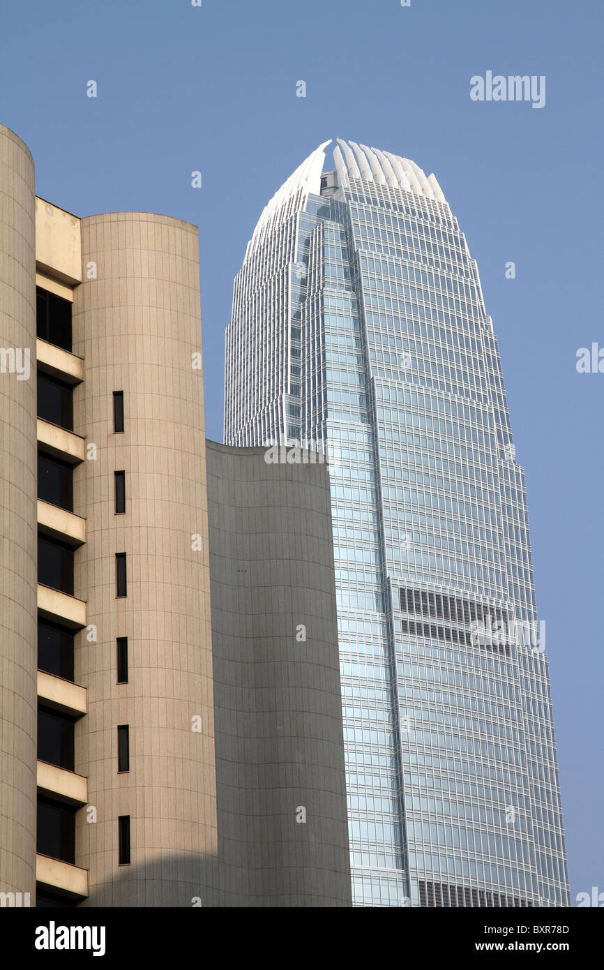 Two IFC skyscraper in Hong Kong, China Stock Photo - Alamy