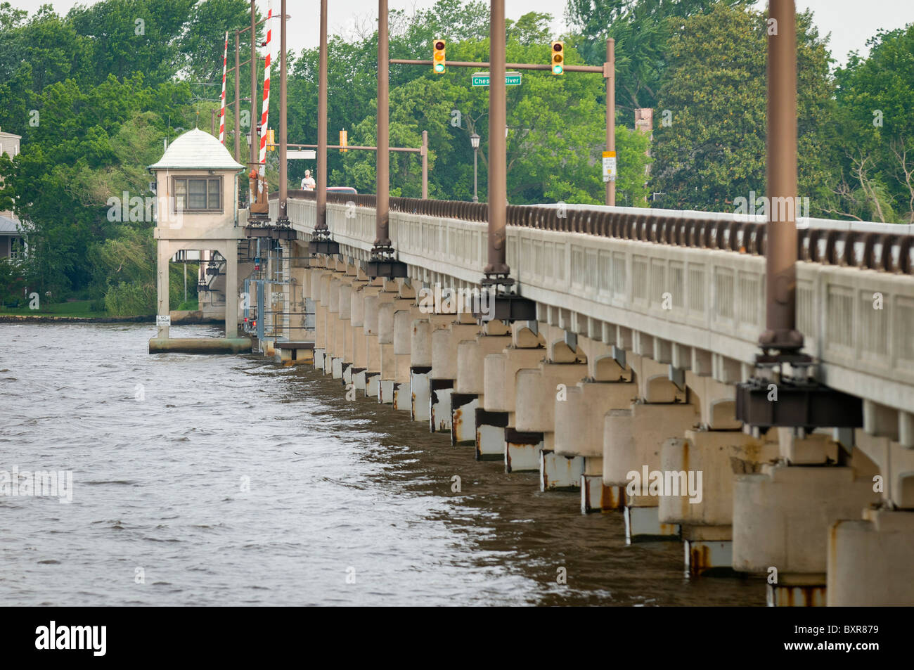 Chester River drawbridge, Chesapeake Bay, Chester, Maryland, United ...