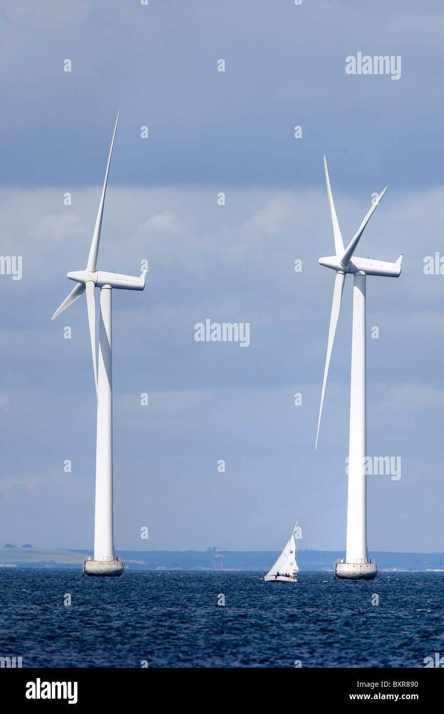 Windturbine and boat hi-res stock photography and images - Alamy