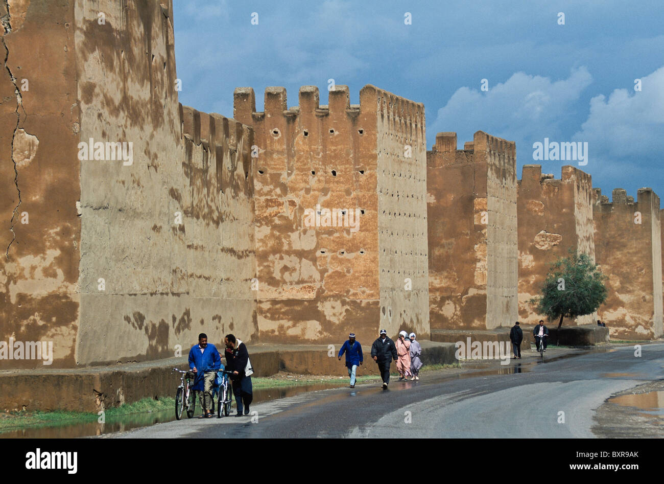 Taroudant, Morocco, city walls and ramparts Stock Photo - Alamy