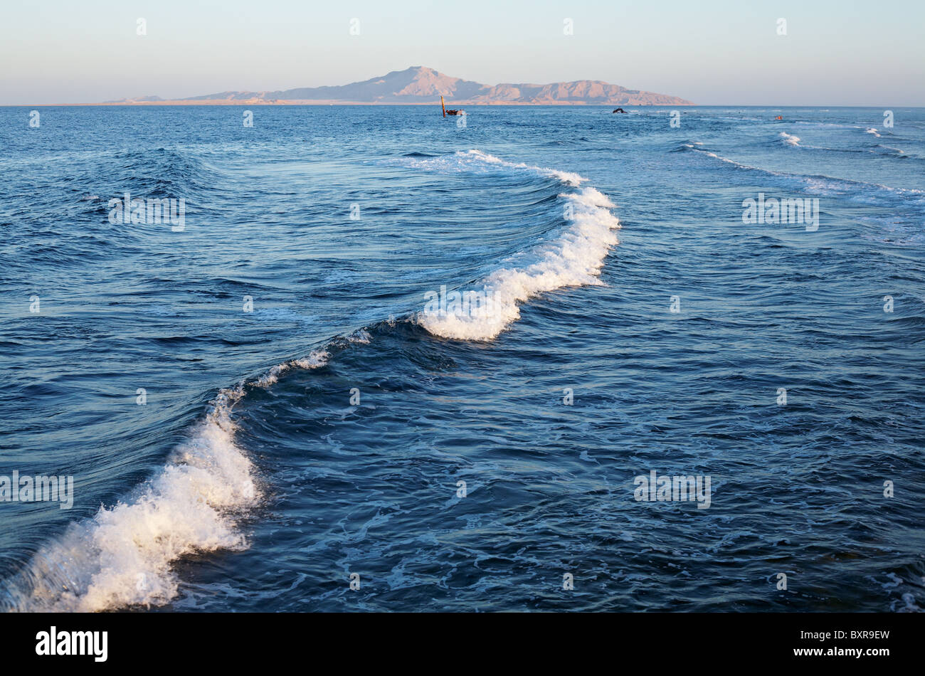 Sea waves landscape background Stock Photo - Alamy