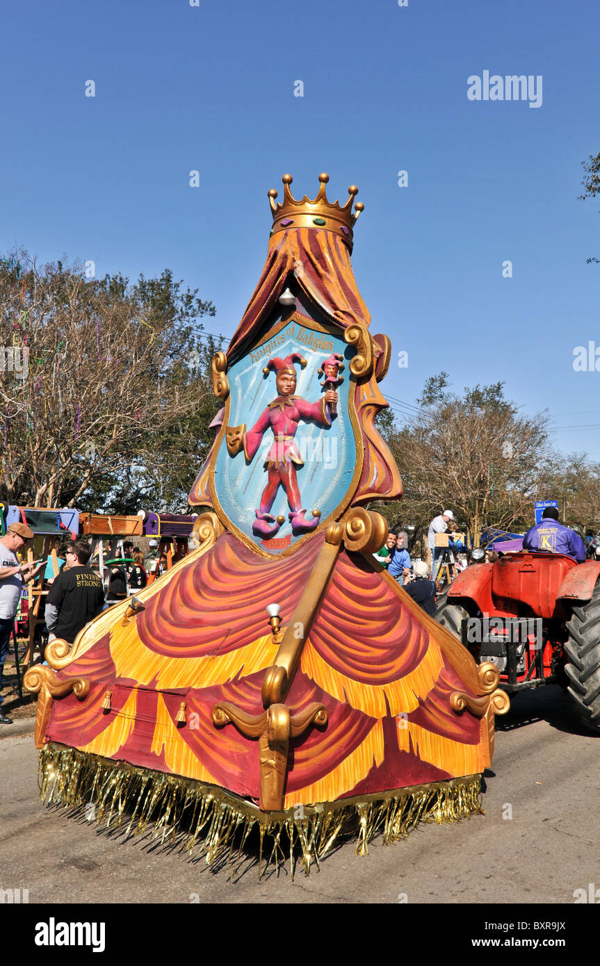 Lead float, Knights of Babylon parade, 2010 Mardi Gras parade, New ...
