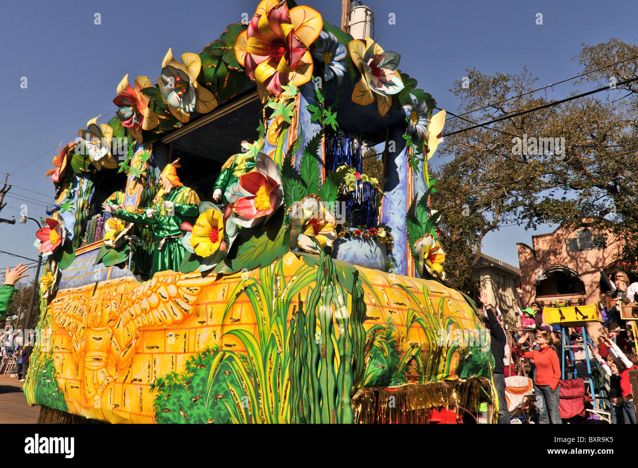 Hanging Gardens of Babylon' float, Knights of Babylon parade, Mardi ...