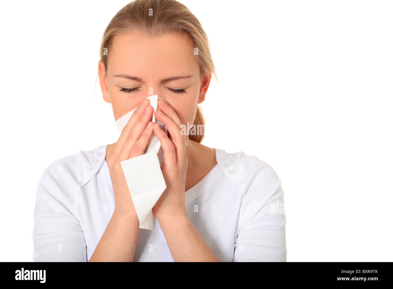 Woman tissue hi-res stock photography and images - Alamy