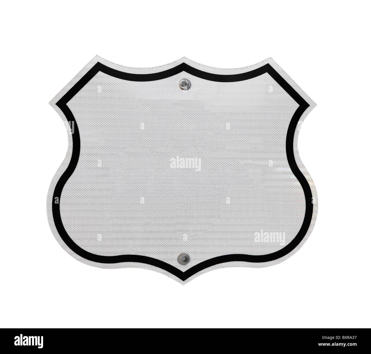 Blank Interstate Shield