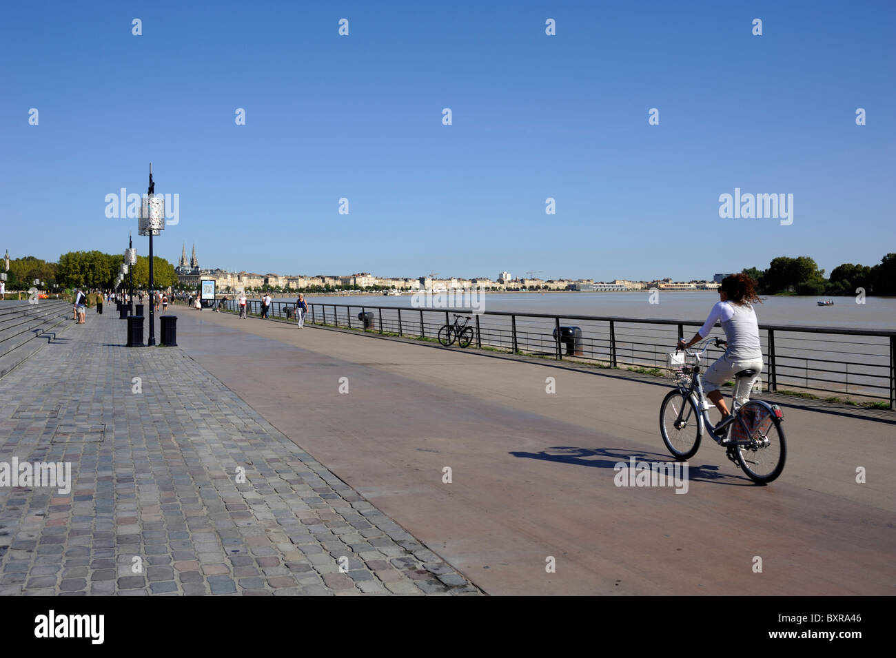 Bordeaux garonne bike hi-res stock photography and images - Alamy