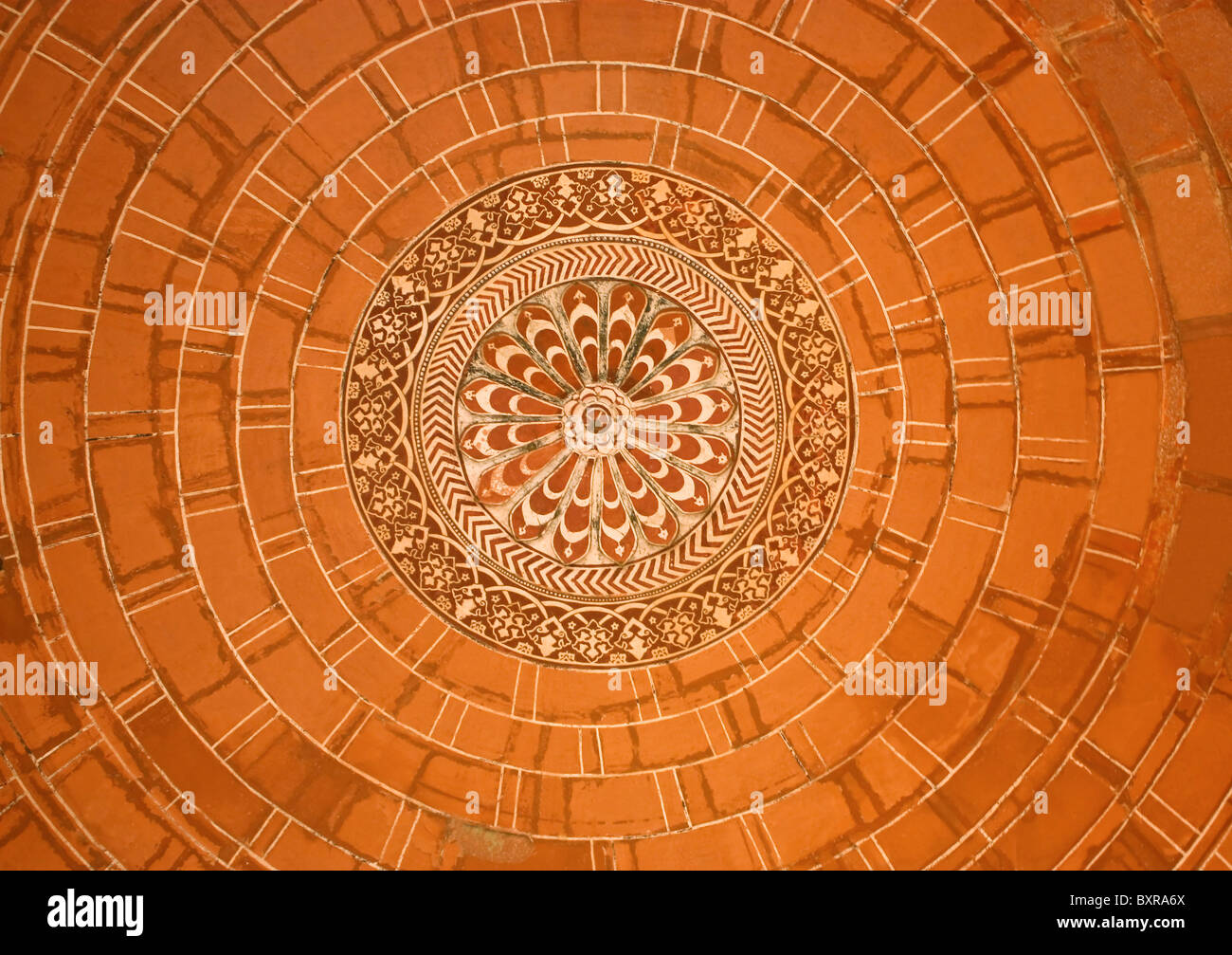 Roof In Red Fort Stock Photo - Alamy