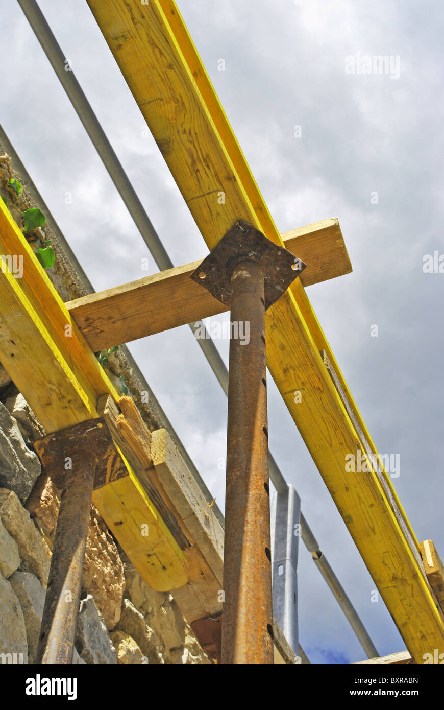 construction site with safety support Stock Photo - Alamy