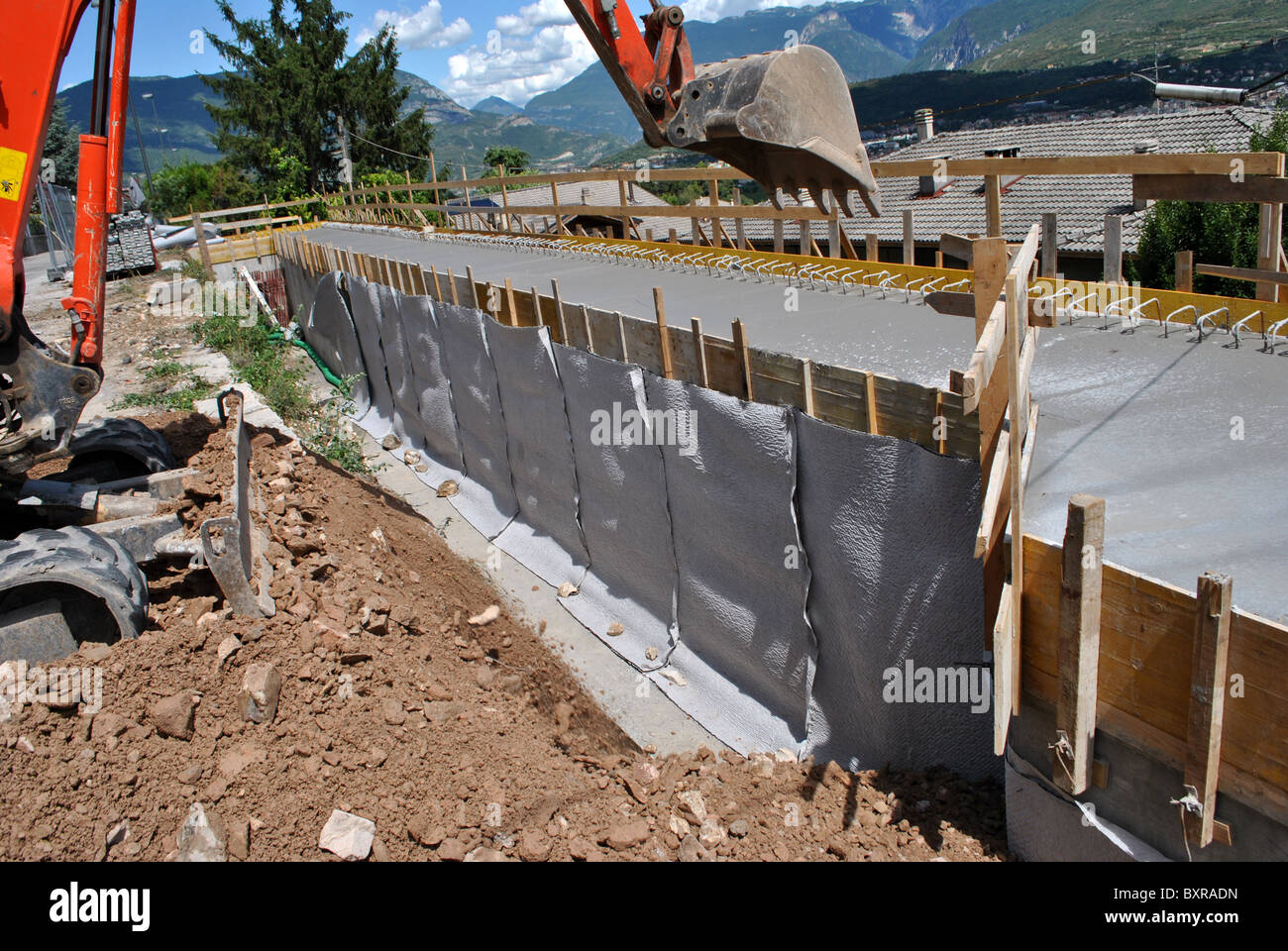 construction site with safety support Stock Photo - Alamy