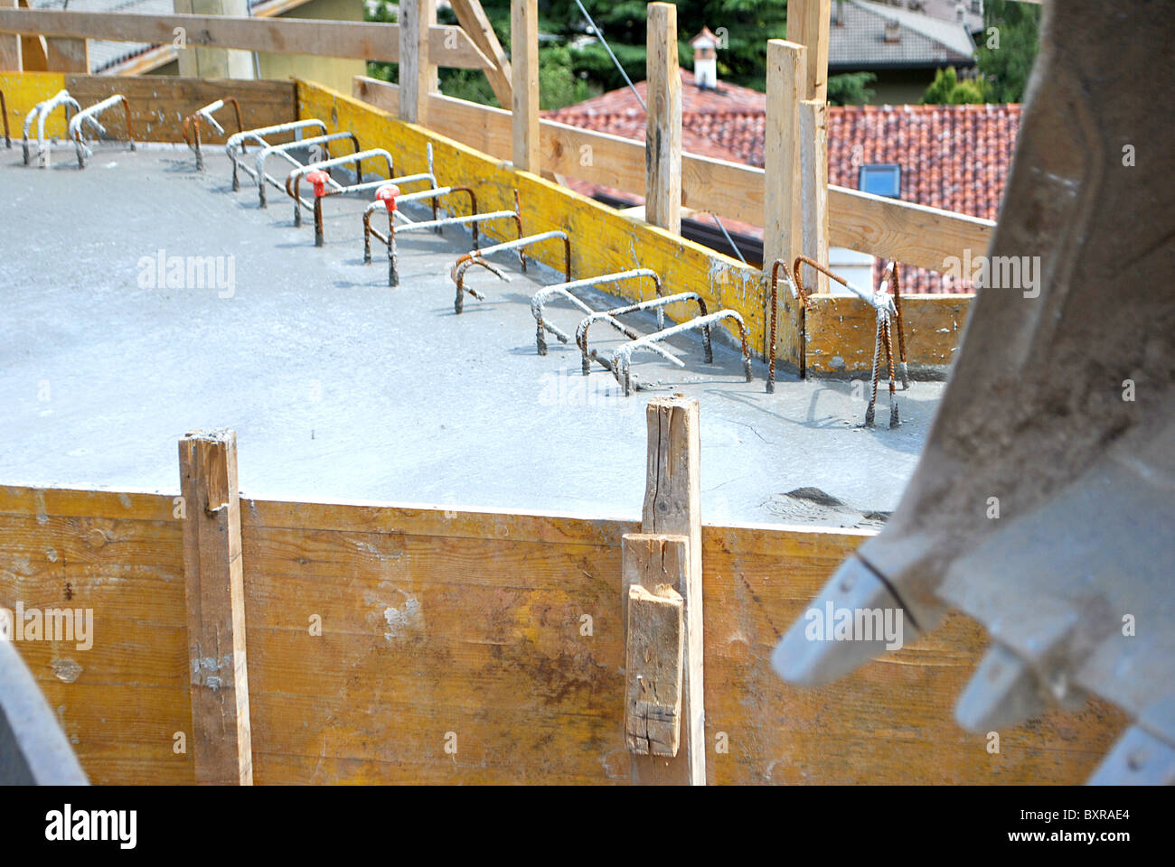 construction site with safety support Stock Photo - Alamy