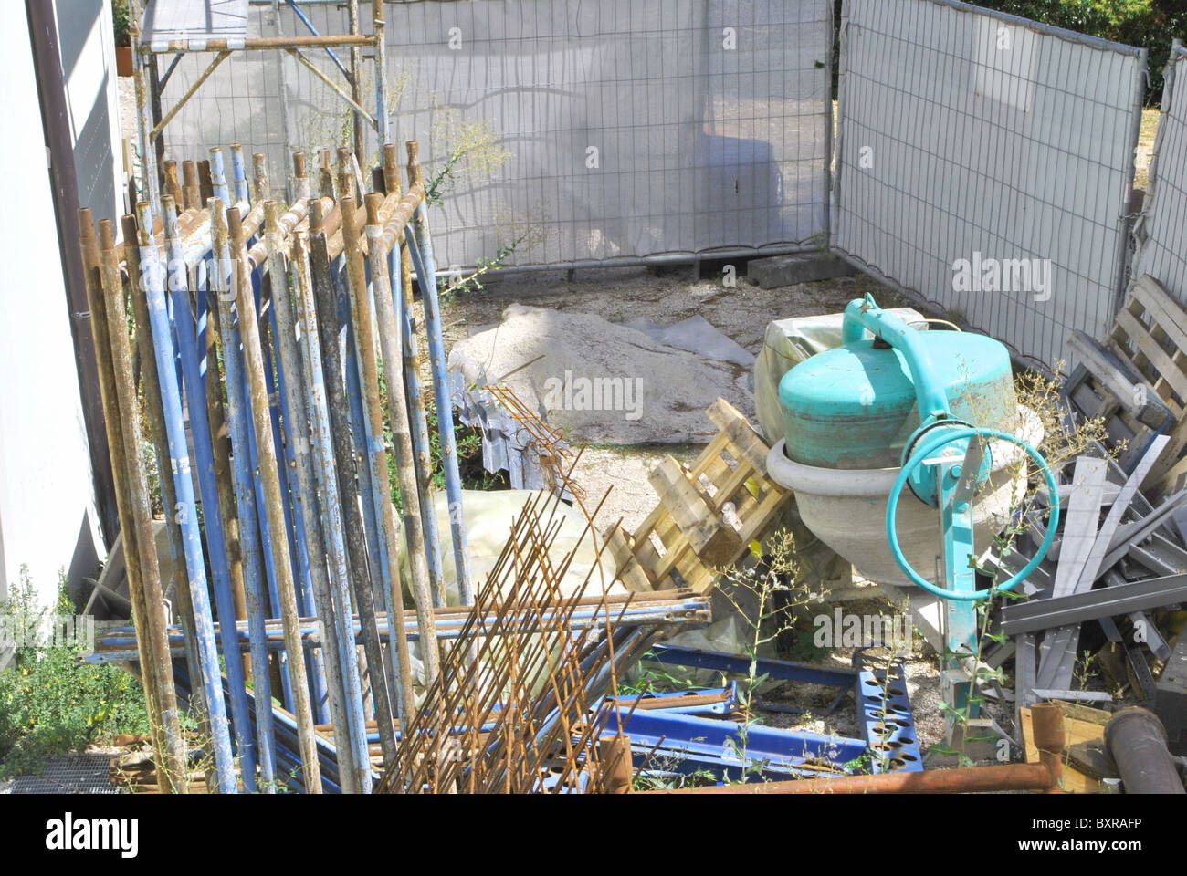 construction site with safety support Stock Photo - Alamy